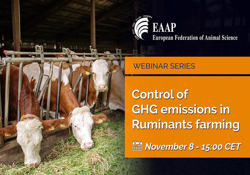 Control of GHG emissions in Ruminants farming – EAAP Annual Meetings